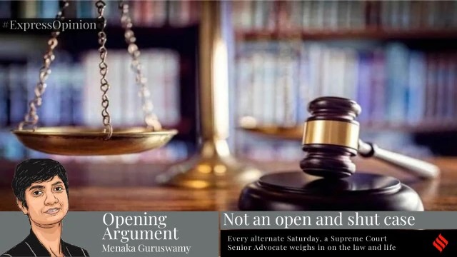 Not an open and shut case