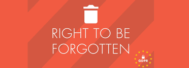 Right to be forgotten