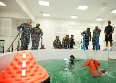 Kalvari Submarine Escape Training Facility (VINETRA) Commissioned at ...