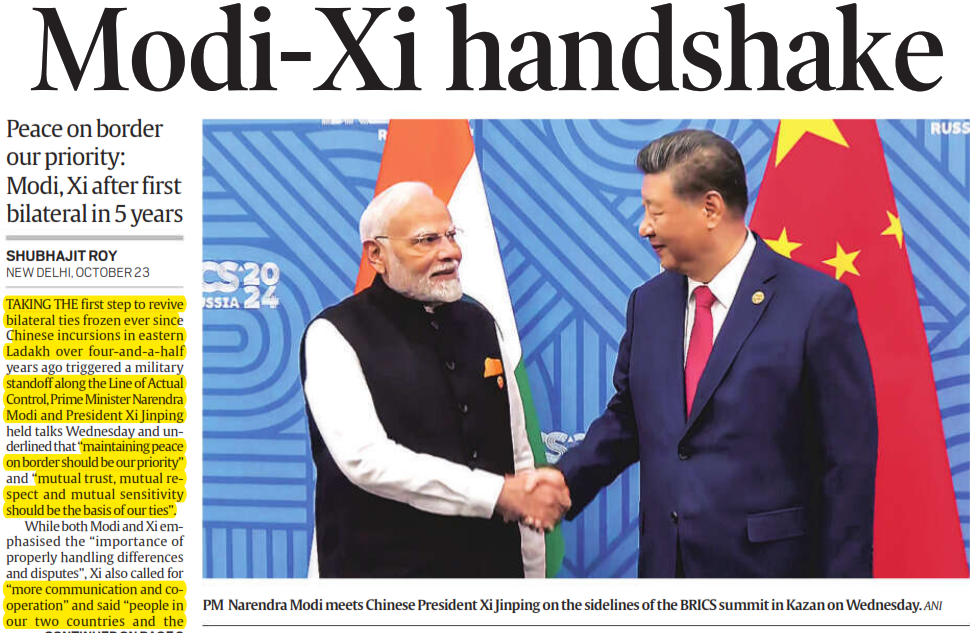 Modi-Xi handshake