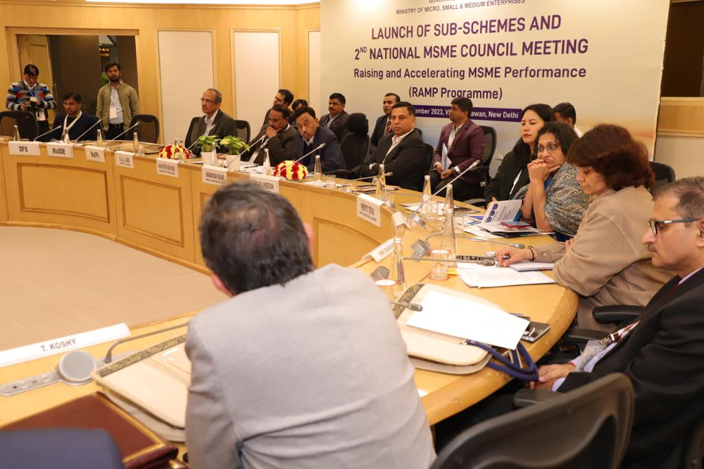 Shri Narayan Rane launches three sub-schemes under the RAMP programme