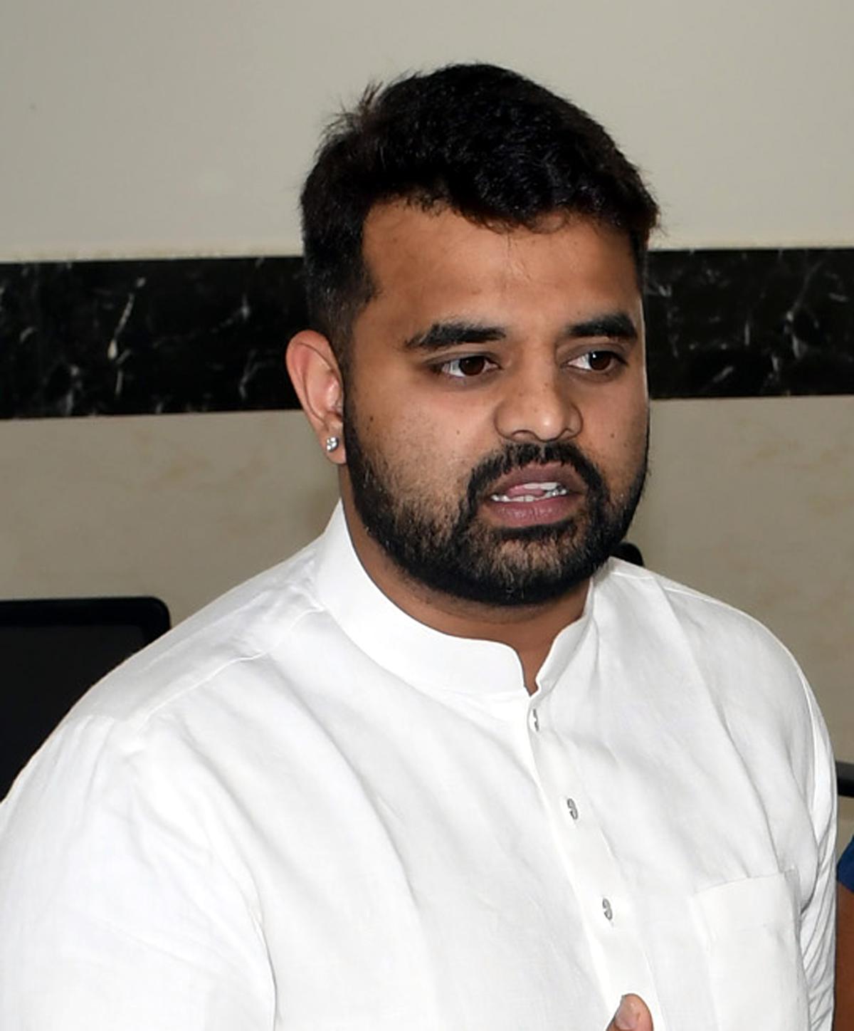 Why did Interpol issue a blue corner notice against Prajwal?