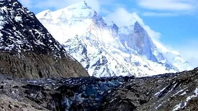 Growing Glacier in Uttarakhand's Niti Valley