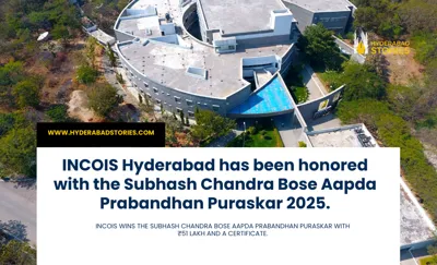 INCOIS Honored with Subhash Chandra Bose Aapda Prabandhan Puraskar-2025