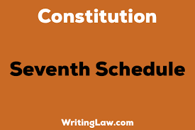 How the Seventh Schedule affects delivery of public goods