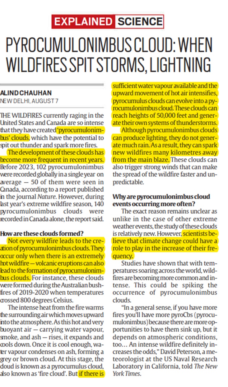 Pyrocumulonimbus cloud: when wildfires spit storms, lightning